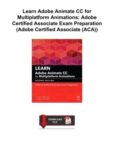 Pdf Learn Adobe Animate Cc For Multiplatform Animations Adobe Certified Associate Exam