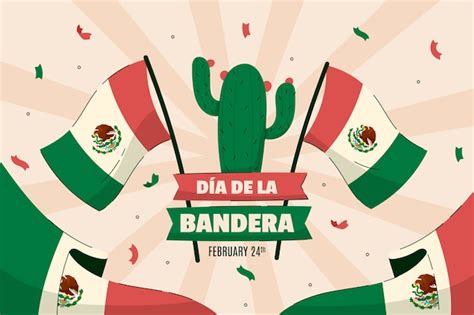Fondo Plano Dia De La Bandera Vector Gratis