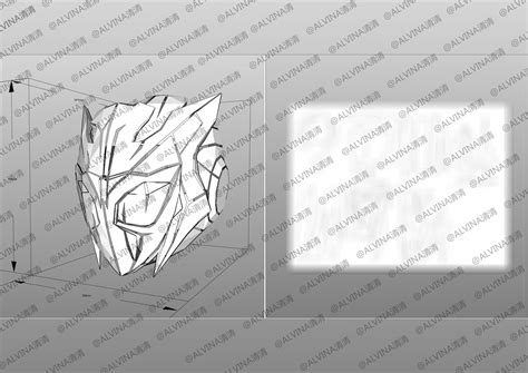 3d Model Kamen Rider Valkyrie Armor Diy Cosplay Pepakura Foam Template Vr Ar Low Poly