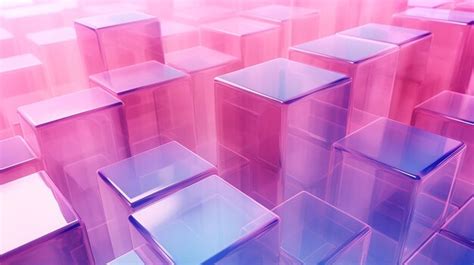 Premium Ai Image Abstract Geometric Background Translucent 3d Render
