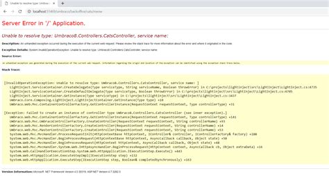 V8 Mapping A Route To A Backoffice Mvc Controller · Issue 5005