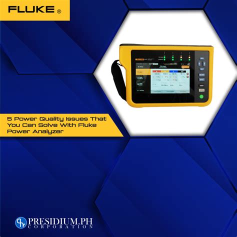 5 Power Quality Issues That You Can Solve With Fluke Power Analyzer