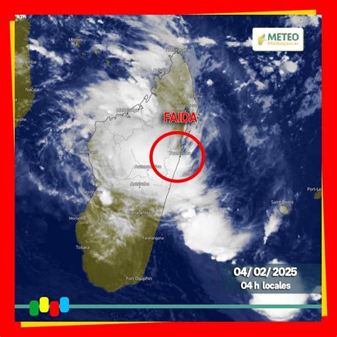 Meteo Faida Perd En Intensité Alertes Levées Pour Ambatosoa Et Antalaha Alerte Bleue Pour