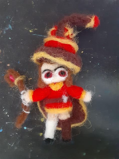 Mini Megumin I Made Out Of Wool Felt Rkonosuba