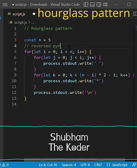 Pattern Hourglass Pattern Start Pattern Youtube