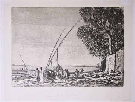 Evening On The Nile El Fashar By William Westley Manning Printed