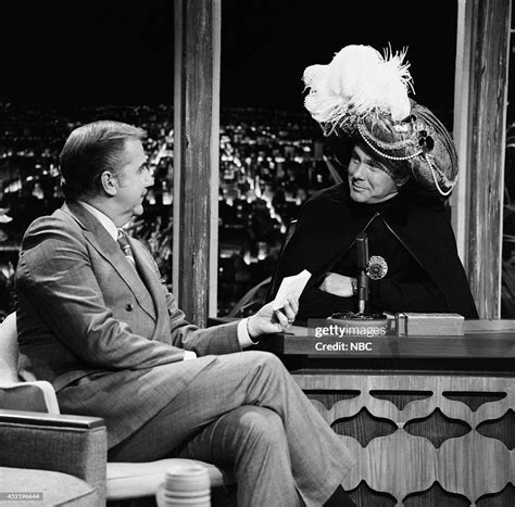 Announcer Ed Mcmahon And Host Johnny Carson As Carnac The Magnificent