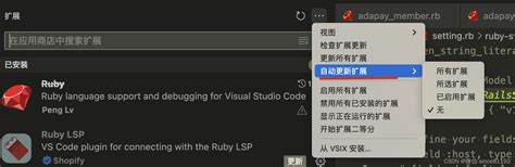 Ruby On Rails Ruby使用vscode做开发vscode Ruby Csdn博客
