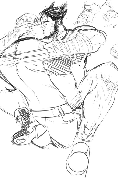 Rule 34 2boys Boots Cbspinkpink Claws Couple Deadpool Gay Implied Sex