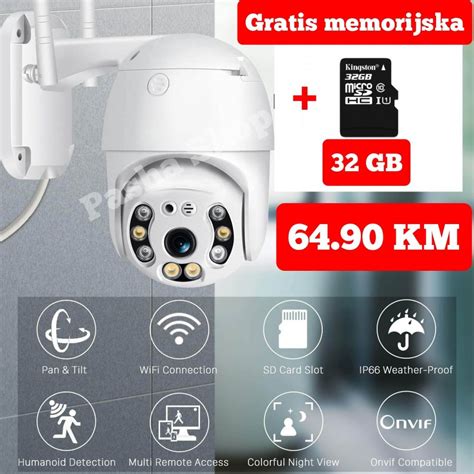 Kamera Ptz Wifi Vanjska Okretna Gratis Memorijska 32gb Artis Shop