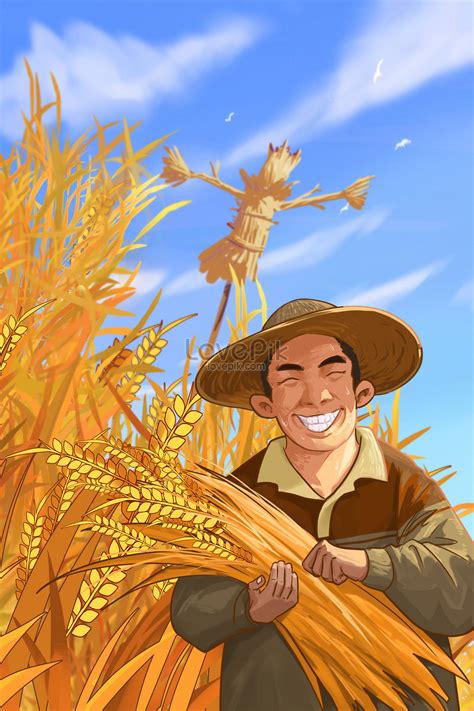 Uncle Poster Illustration Of Uncle Poster In Autumn Harvest