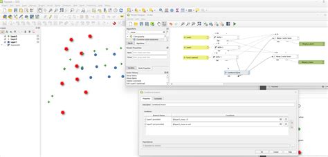 Conditional Merging Of Vector Layers In Qgis With Optional Input