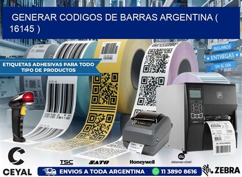 Generar Codigos De Barras Argentina 16145 Industria Textil