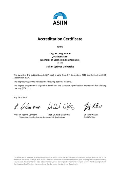 Accredited Programs