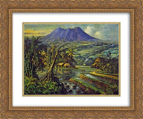 Abdullah Suriosubroto 2x Matted 24x20 Gold Ornate Framed Art Print