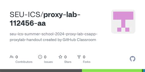 Github Seu Icsproxy Lab 112456 Aa Seu Ics Summer School 2024 Proxy Lab Csapp Proxylab