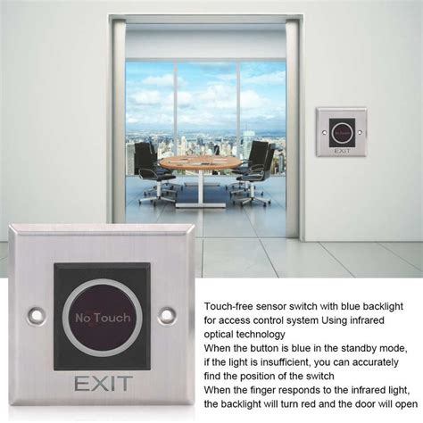 Door Access Control Infrared Sensor Switch Non Tou Grandado
