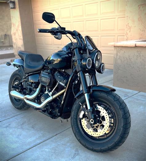 Fat Bob Custom Headlight Project Harley Davidson Forums