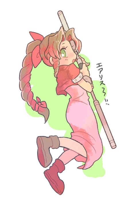 Aerith Gainsborough Final Fantasy And 1 More Drawn By Tasituma2