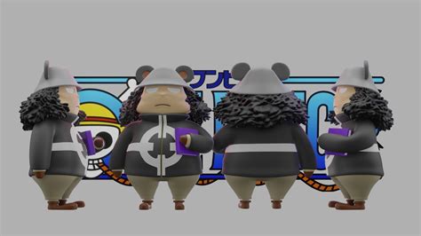 Bartholomew Kuma Chibi One Piece 3d Model 3d Printable Cgtrader