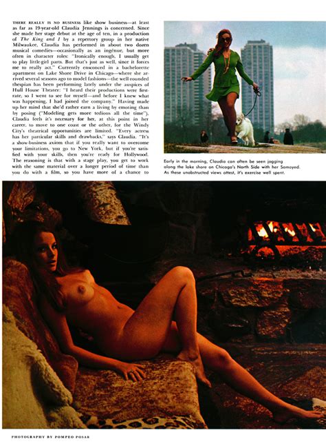 Playmate And Actress Claudia Jennings Vintage Nude