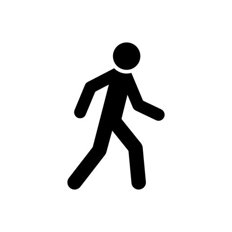 People Walking Icon Design Vector Illustration 11477236 Vector Art At