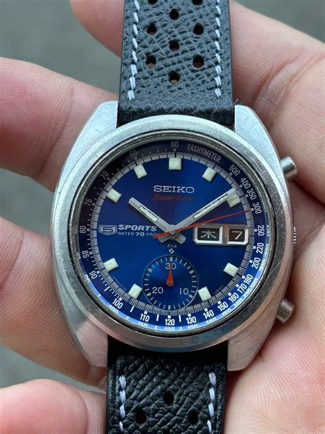 Seiko Bruce Lee Automatic 6139 6010 Chronograph Watch Case No 963319