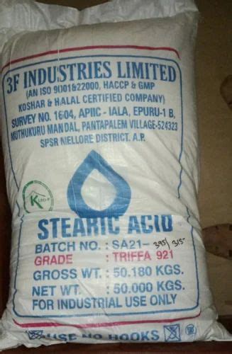 Godrej White Stearic Acid Flakes Packaging Type Bag Packaging Size