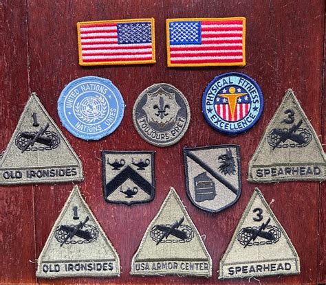 Us Army Patches Vintage Lot For Collectors Etsy