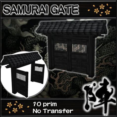 Second Life Marketplace Samurai Gate Zin Mon