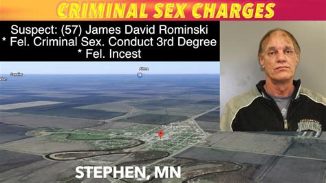 Stephen Minnesota Man Facing Criminal Sex Charges Youtube
