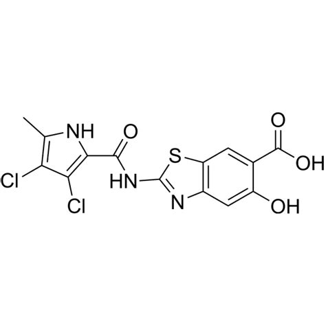 Dna Gyrase B In 3 Cas 2412834 56 9 Abmole Bioscience Dna Gyrase B