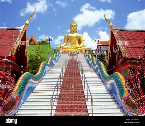 The Big Buddha Temple Wat Phra Yai On The Island Of Ko Samui In