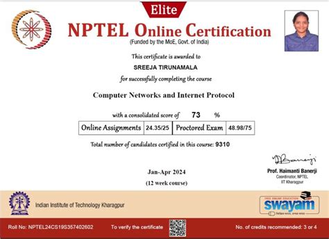 Sreeja Tirunamala On Linkedin Networking Nptel Skillsforthefuture