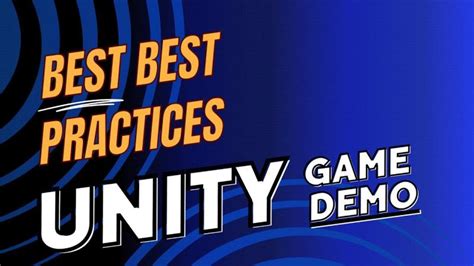 Best Practices 5 Unity Editor Demo Samuel Asher Rivello
