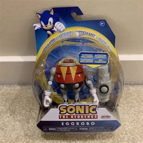 Sonic Hedgehog Eggrobo 4 Toy Action Figure Blaster Articulated Jakks