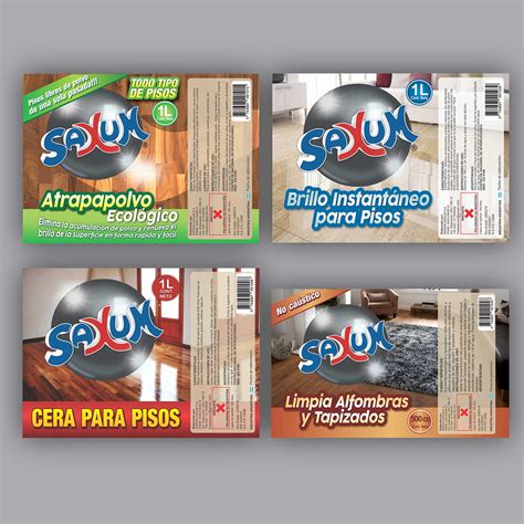 Etiquetas Para Productos De Limpieza Behance