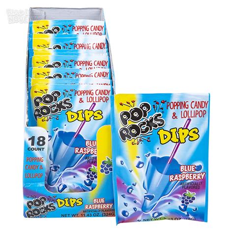 Pop Rocks Dips Blue Raspberry