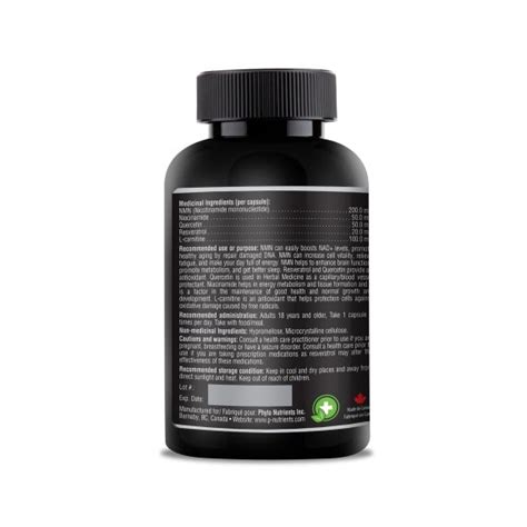 Nmn Plus Capsules Phyto Nutrients