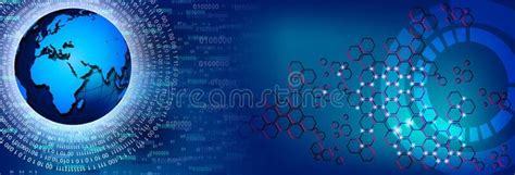 Binary Code Computer Circuit Industrial Business Background Background