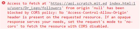 How To Bypass Cors Policy On The Scratch Api Javascript Discuss Scratch