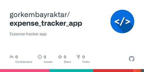 Github Gorkembayraktarexpensetrackerapp Expense Tracker App