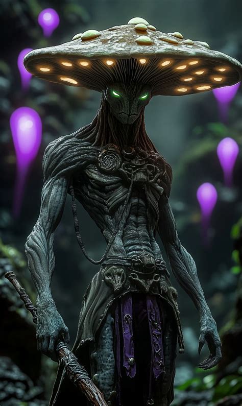 Myconid In 2025 Fantasy Illustration Fantasy Creatures Dark Fantasy
