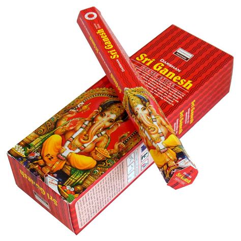 Благовония Ганеша Sri Ganesh Darshan 20 штук купить в Бутике Rosa