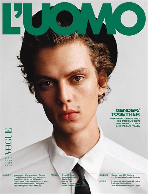 Leon Dame Covers Luomo Vogue May 2020 By Alasdair Mclellan