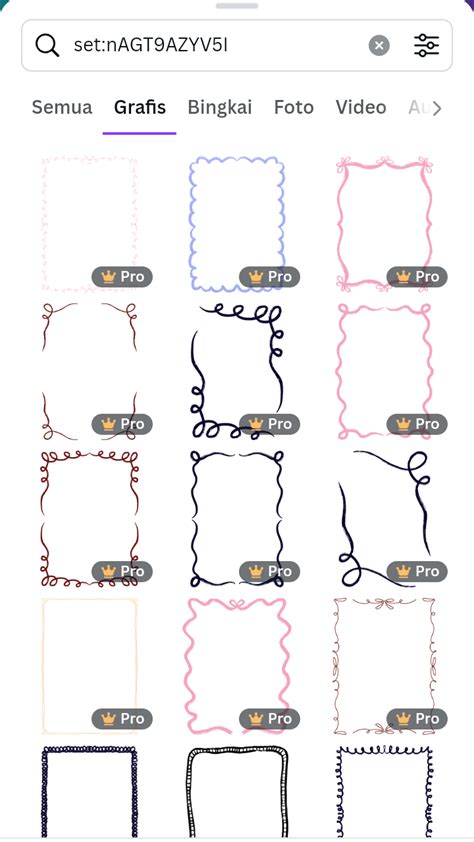 Canva Elements Keywords Codes Frame Pink Di 2025 Desain Buklet