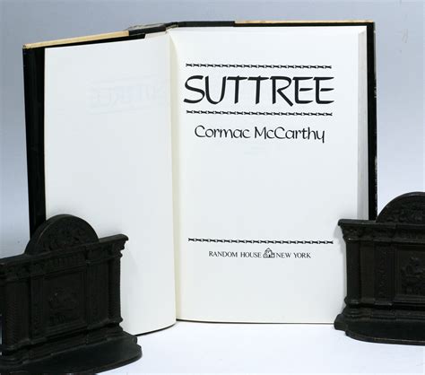 Suttree Cormac Mccarthy First Edition
