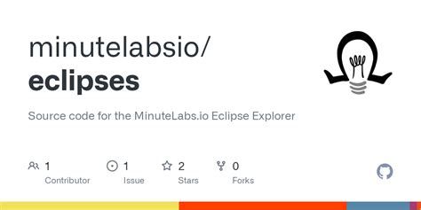 Github Minutelabsioeclipses Source Code For The Eclipse Explorer