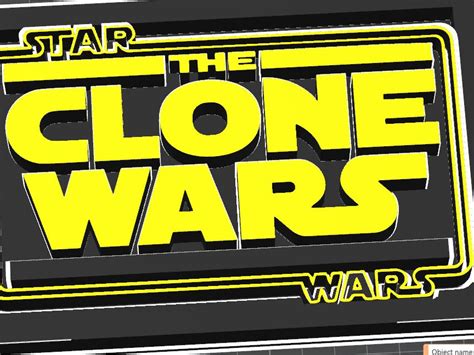 Star Wars Clone Wars Logo Sign By Br3ttin3d Makerworld