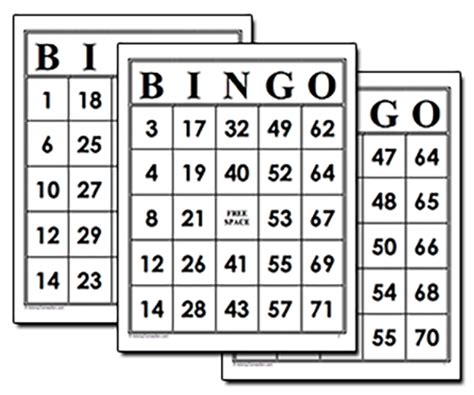 Free Printable Bingo Cards Free Printable Bingo Cards Bingo Cards